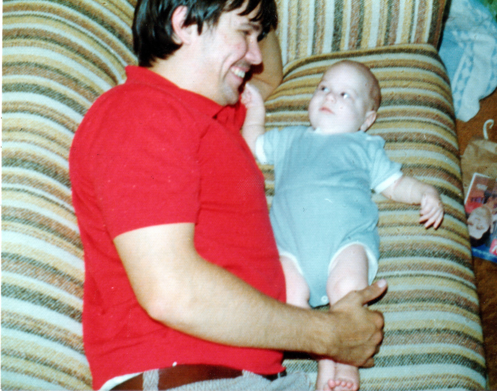 Dad and a Newborn Me - Joshua Villines